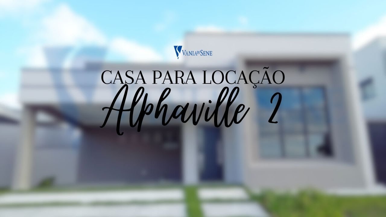 CASA PARA LOCAÇÃO CONDOMINIO ALPHAVILLE 2 Ref.: 48324 - YouTube