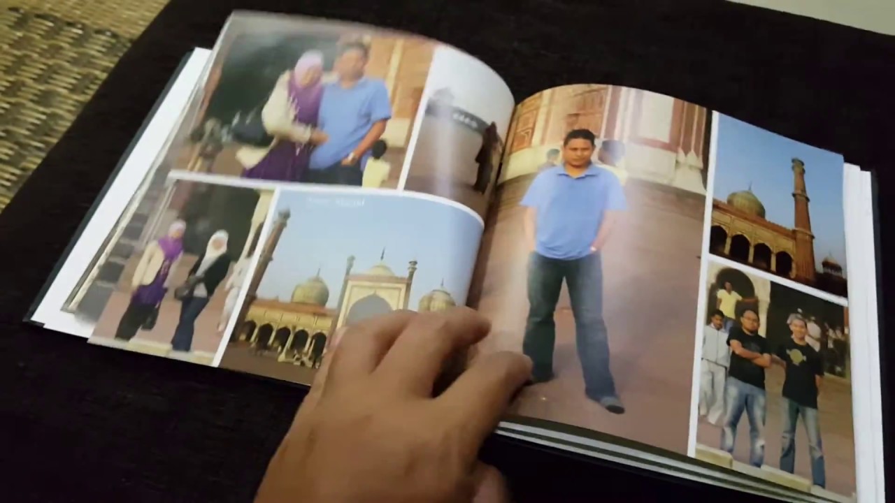 Photobook Small Square - 8 x 8 Imagewrap Hardcover (sample) - YouTube