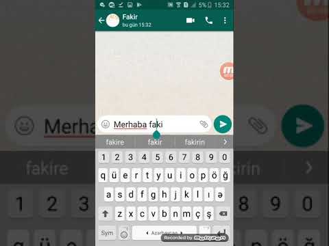 Benim'le Fakir'in  WhatsApp konuşması