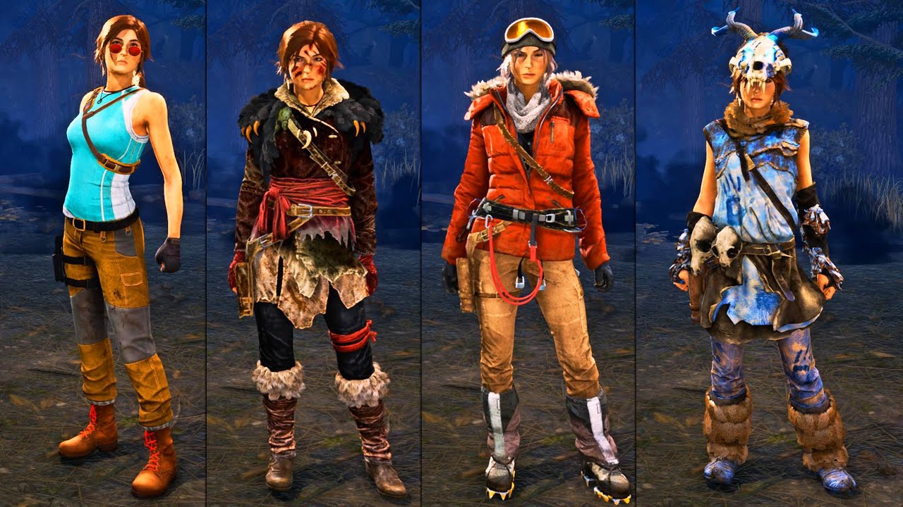 Dead By Daylight Tomb Raider Collection Showcase - YouTube