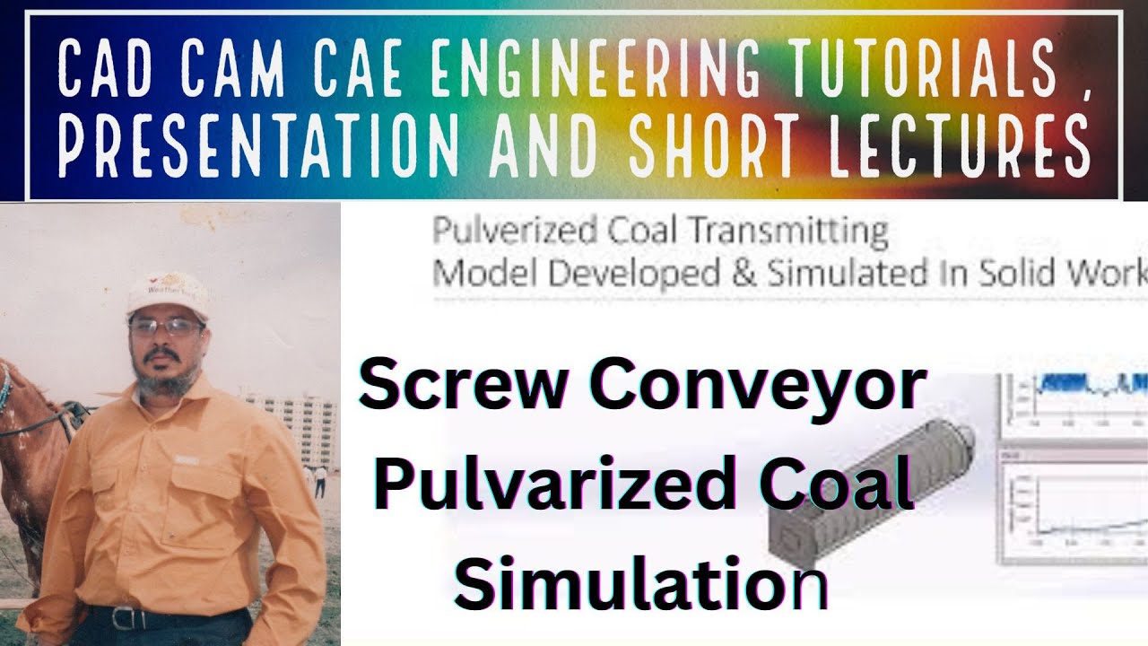 Screw Pulverized Coal Conveyor -Solid Work Motion Simulation - YouTube