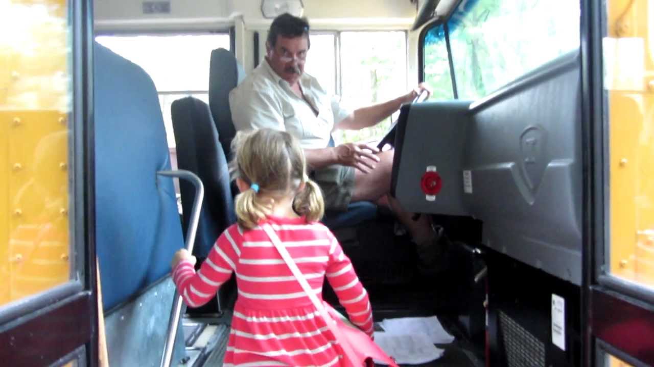 Sophie's First Day on the School Bus - YouTube