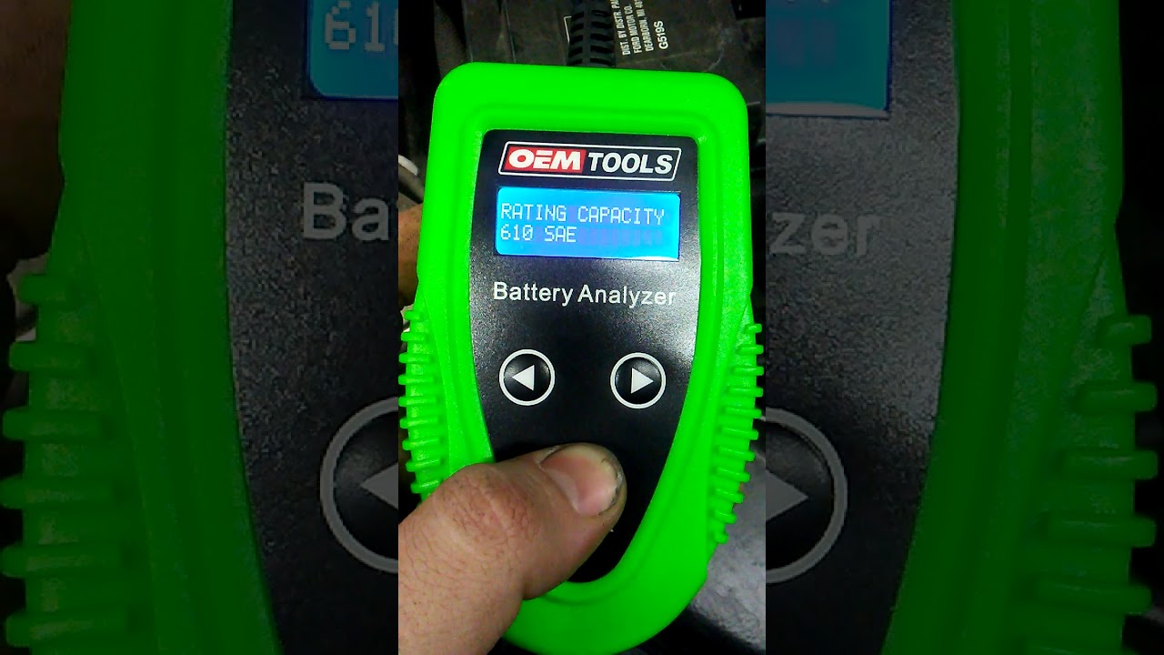 OEM tools battery analyzer review - YouTube
