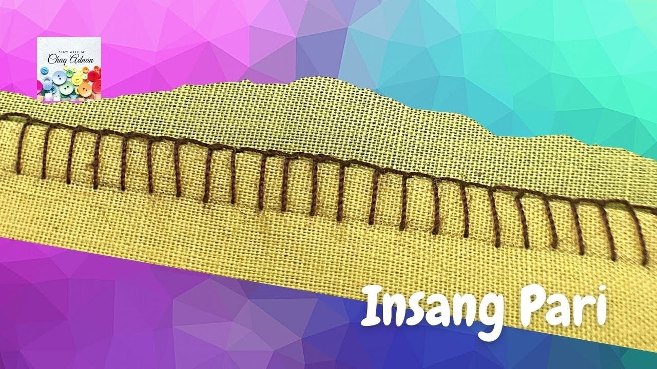 Insang Pari, Cara Jahit - YouTube