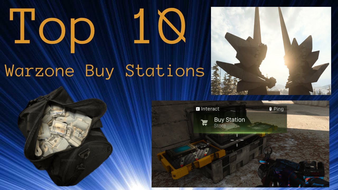 Top 10 Buy Stations In Warzone - YouTube