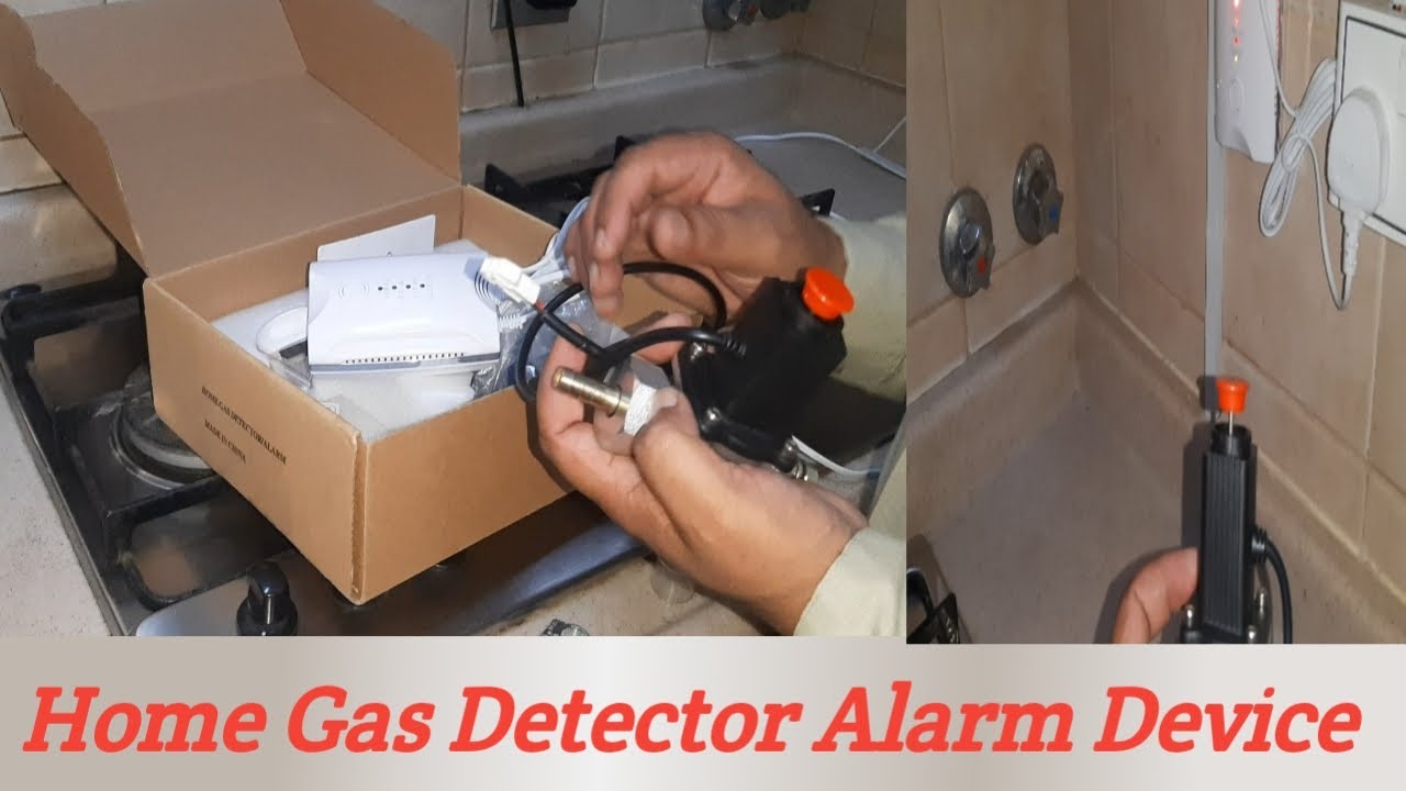 How to Installed Home Gas Detector Alarm || home safety ||Gas Device ...