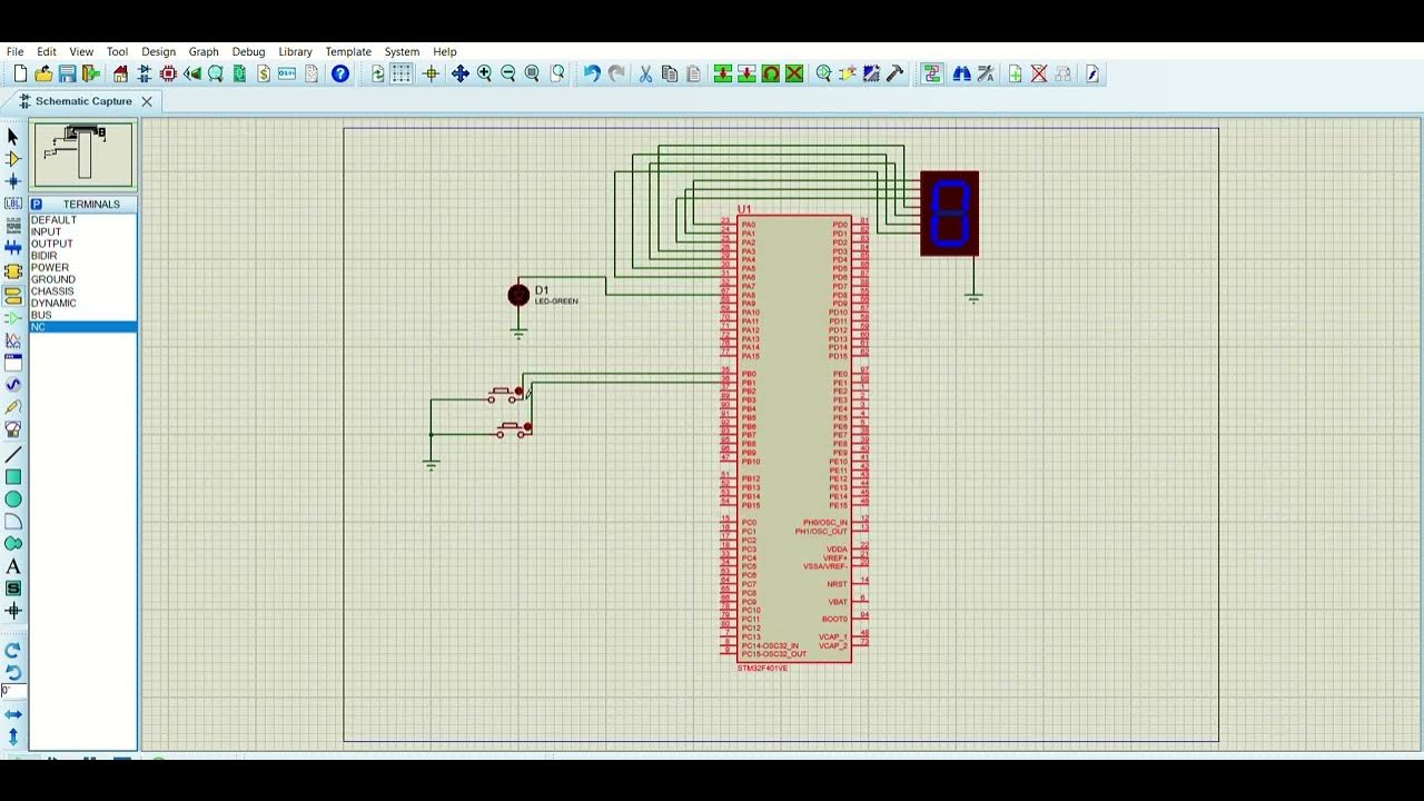 interrupt Proteus 8 Professional Schematic Capture lab 8 - YouTube