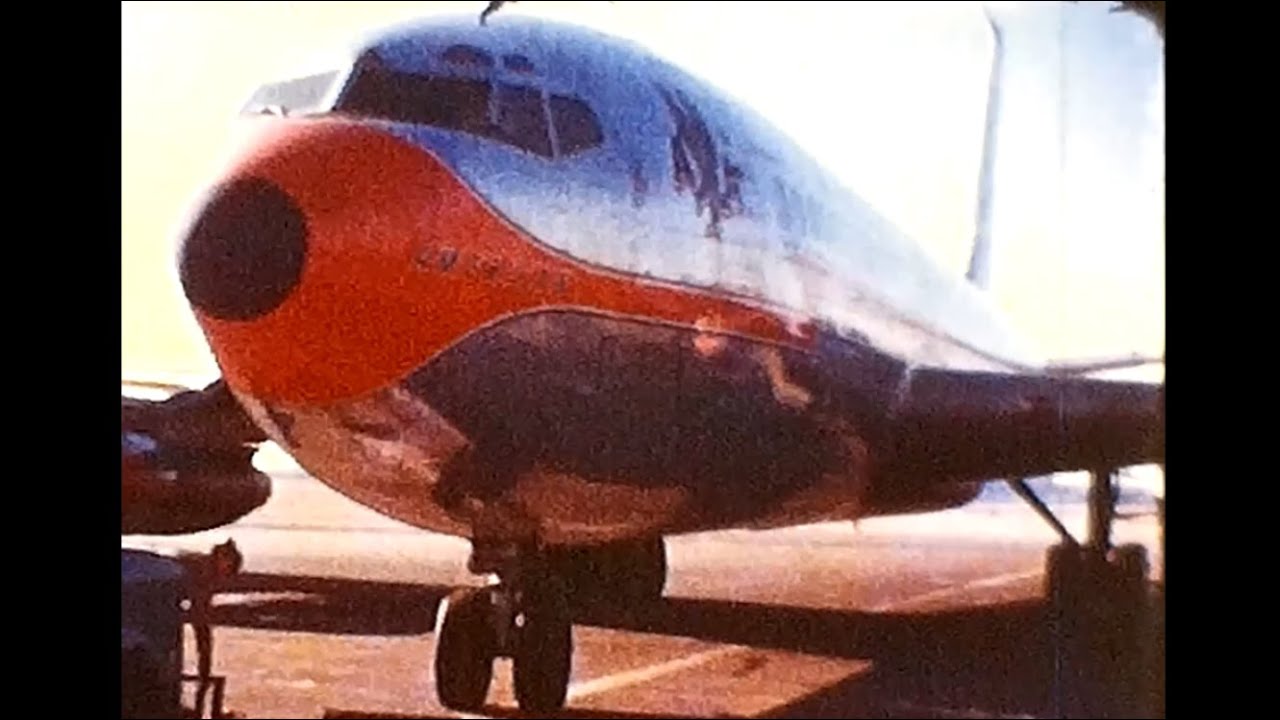 Retro Vintage American Airlines Plane and Airport Footage! - YouTube