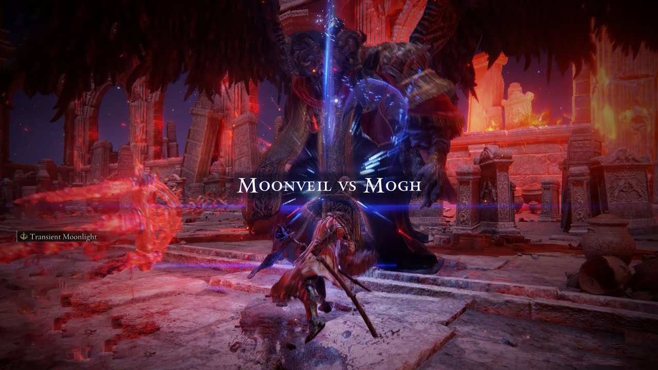 Elden Ring - Mogh Lord of Blood vs Moonveil, DLC Unlock - YouTube