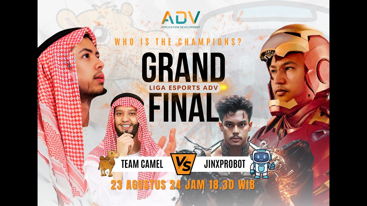 LIVE GRAND FINAL LIGA E-SPORT ADV TEAM CAMEL VS JINXPROBOT - YouTube