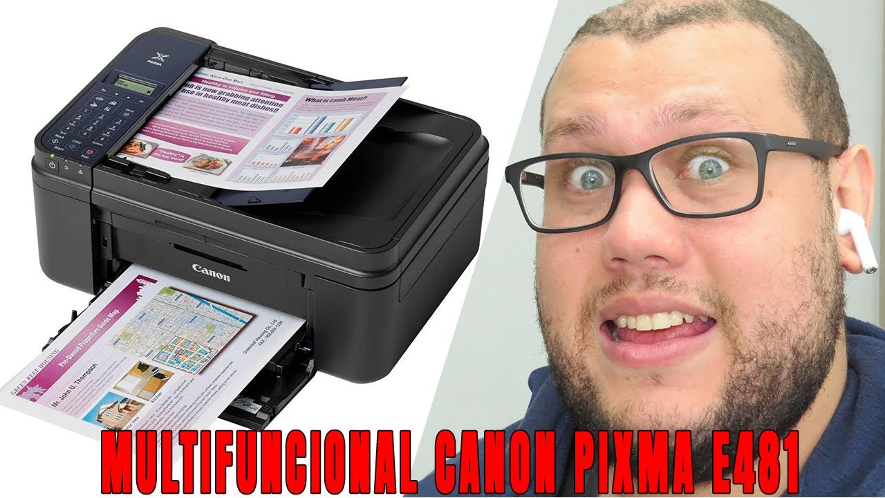 Multifuncional Canon PIXAMA E481 - YouTube