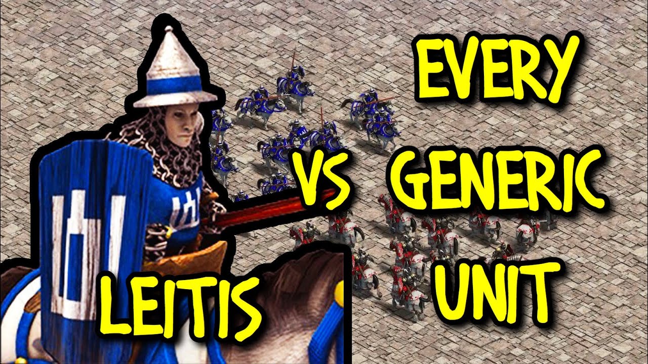 ELITE LEITIS vs EVERY GENERIC UNIT | AoE II: Definitive Edition - YouTube