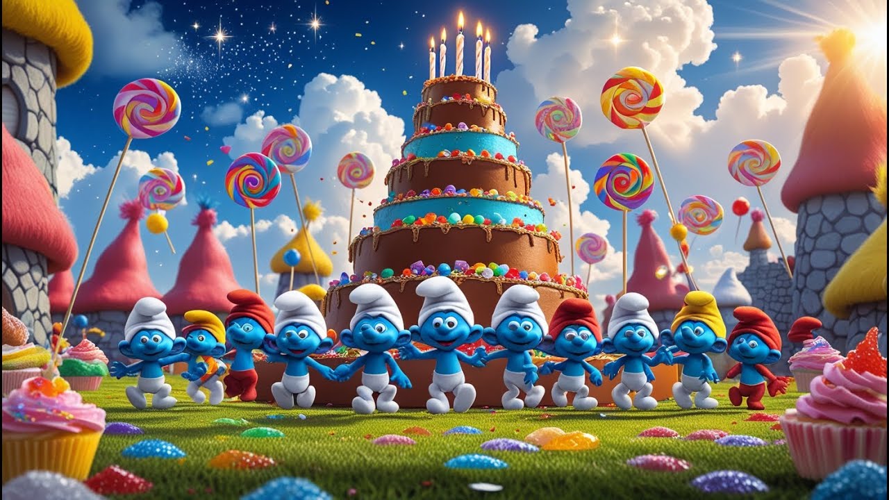 Happy Birthday – The Best Smurfy Birthday Ever! 🎂💙 A Magical Song with ...