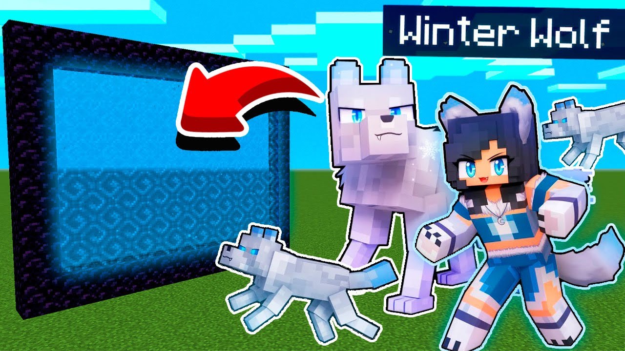 How To Make A Portal To The Aphmau WINTER ALPHA Werewolf In Minecraft ...