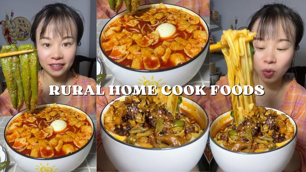 시골 먹방 Eating Show Ep 0145 | Hot Spicy | Rural Home Cook - 시골집 요리 - YouTube