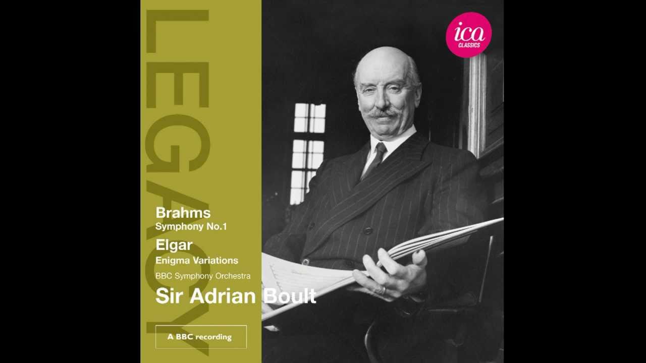 Sir Adrian Boult - Brahms- Symphony No.1 [1st movement] | ICA Classics ...