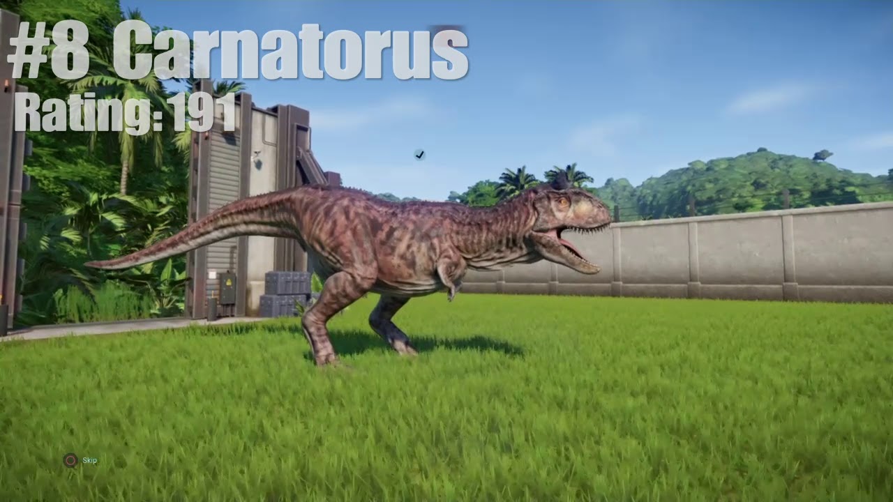 Top 10 Dinos in Jurassic World Evolution - YouTube