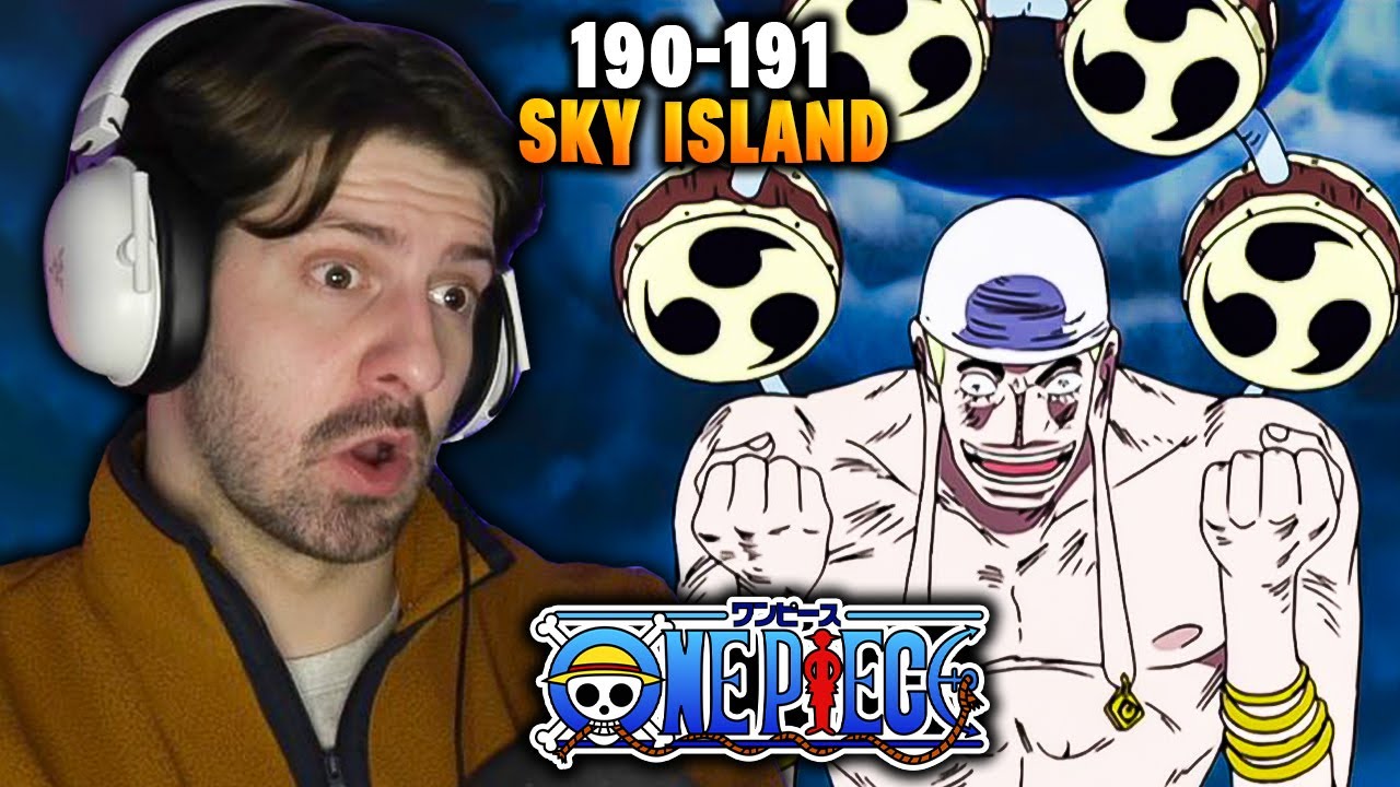 Eneru is WRECKING Sky Island! One Piece Reaction 190 & 191 | Sky Island ...
