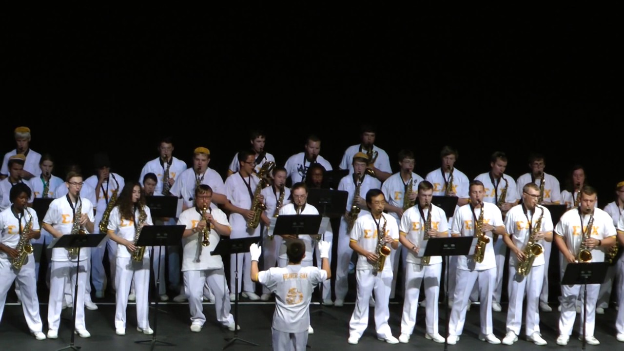 Georgia Tech Marching Band - Surround Sounds 2016 - Sax - YouTube