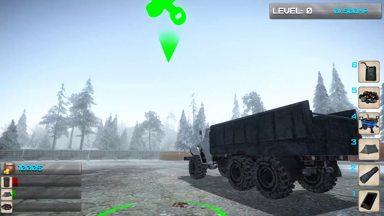 Taiga Car Driver Ural 4320 - YouTube