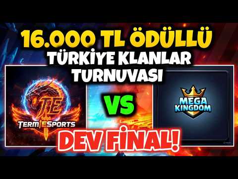TÜRKİYE KLANLAR TURNUVASI FİNAL ! CLASH OF CLANS