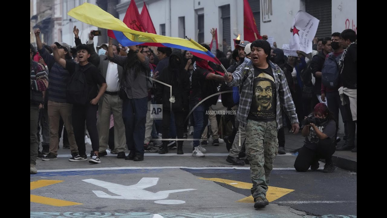 Protests in Ecuador against Noboa's government over blackouts ...