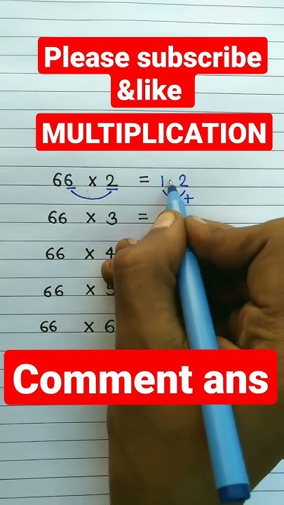 ##"MULTIPLICATION# please# subscribe#/&like# share.!! (#comment #ans ...