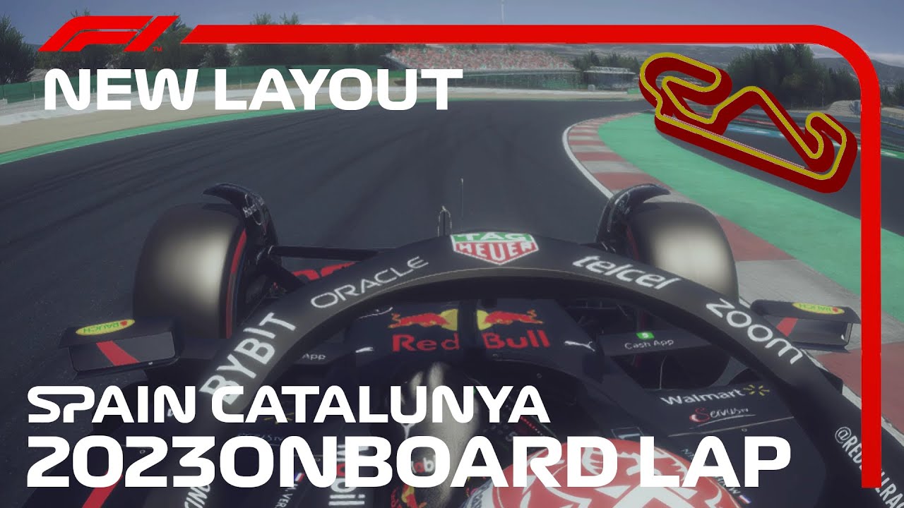 NEW LAYOUT 2023 SPAIN GP 2023 Verstappen RB19 onboard｜#Assettocorsa ...
