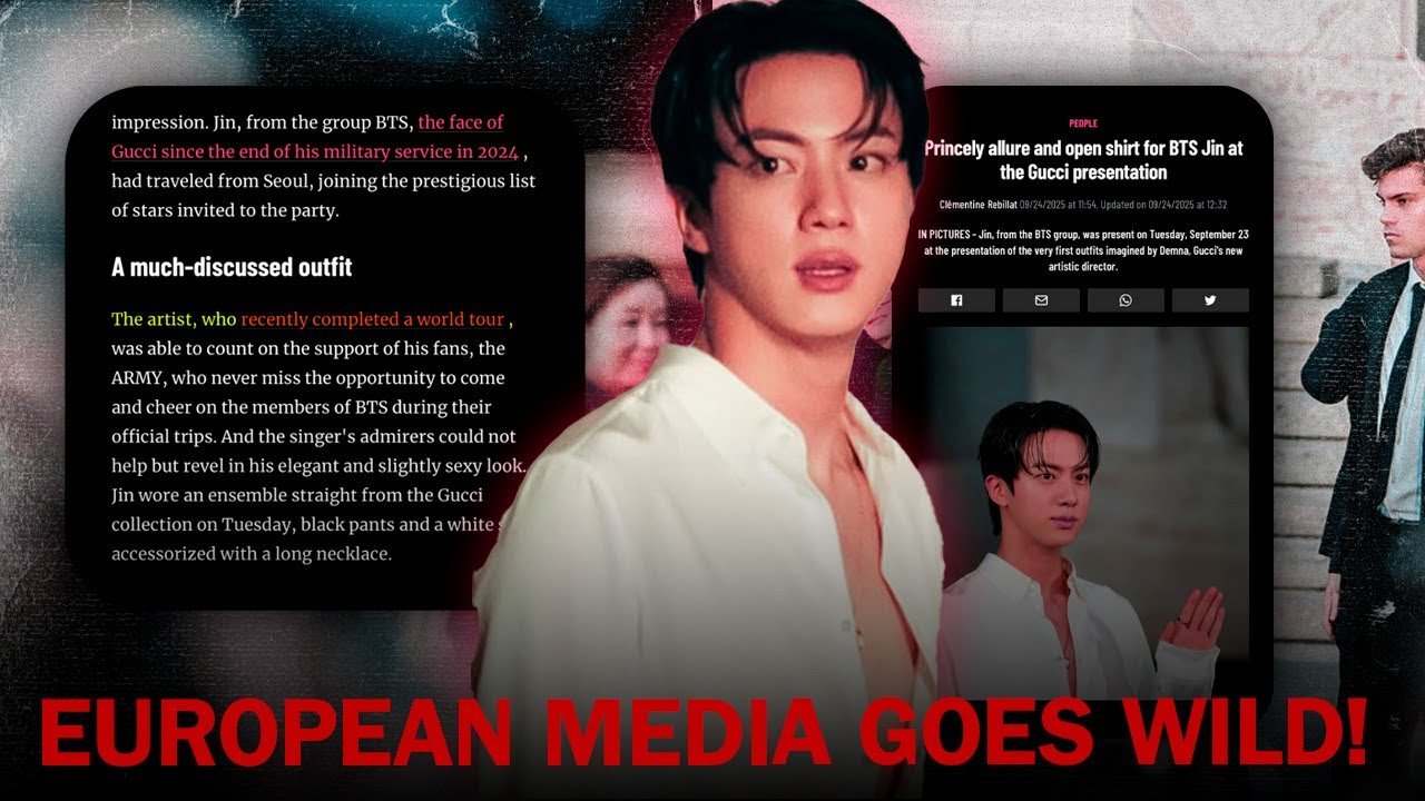 Jin BTS Shocks the Fashion World—French Media Crown Him the ‘Prince of ...