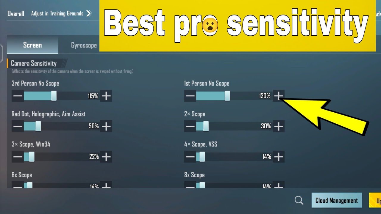 Best sensitivity for bgmi..😮#bgmi #sensitivity #headshot #gameing - YouTube