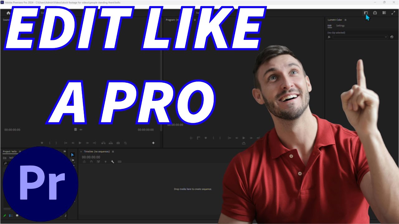 How to use premiere pro for beginners! - YouTube