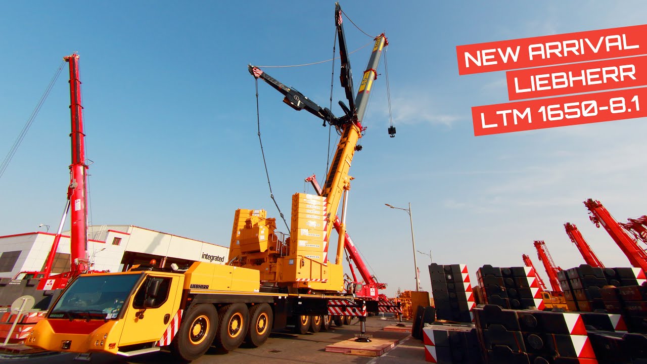Liebherr LTM 1650 8 1 new arrival - YouTube