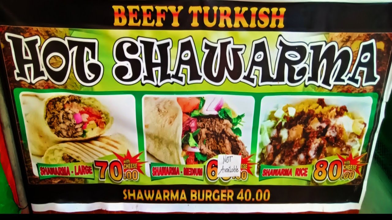BEEFY TURKISH HOT SHAWARMA ADIVAY TRADE FAIR 2024 - YouTube