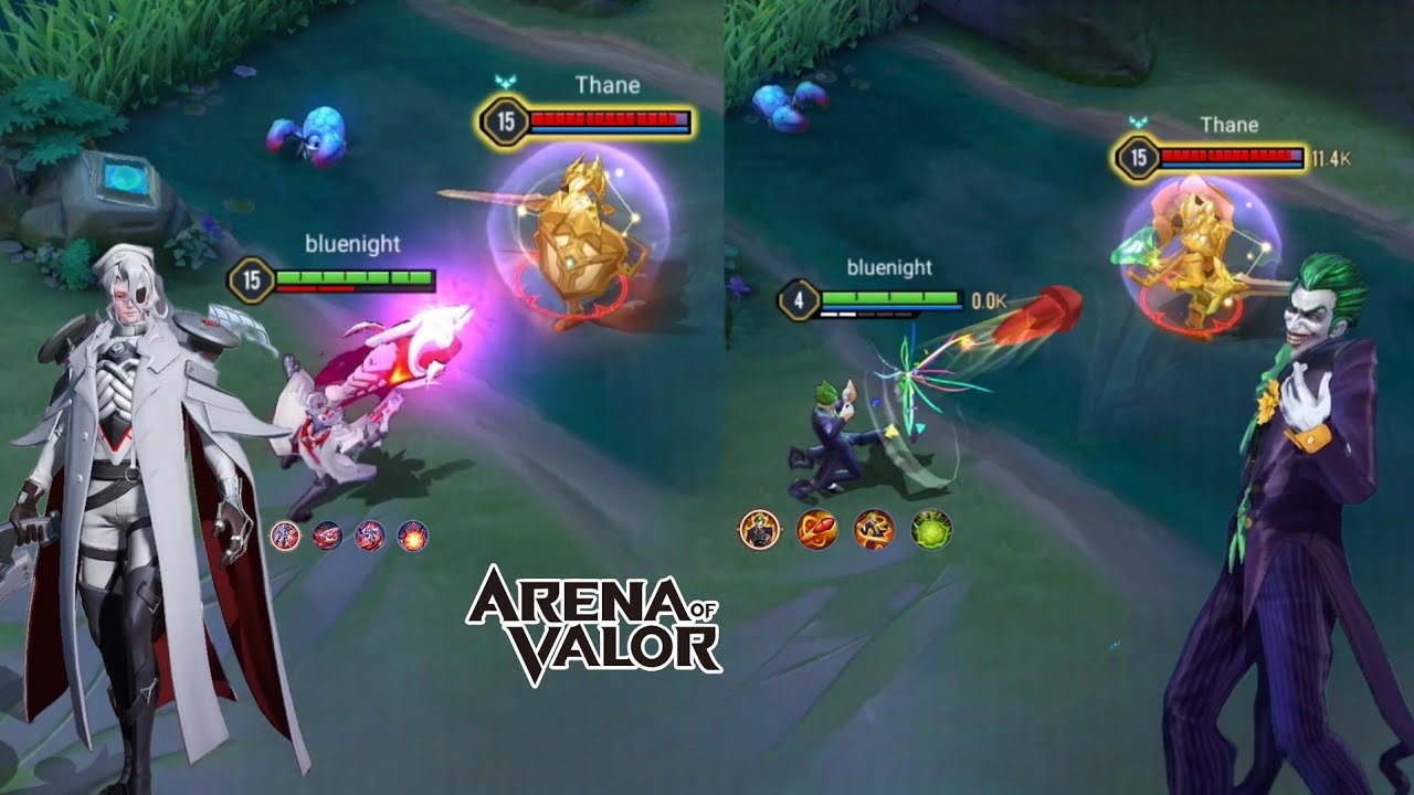 Arena of Valor : Joker & Stuart Comparison and differences - YouTube