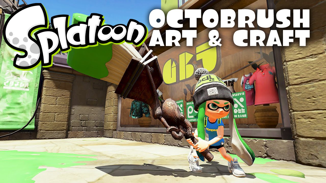 SPLATOON - Octobrush Art and Craft - YouTube