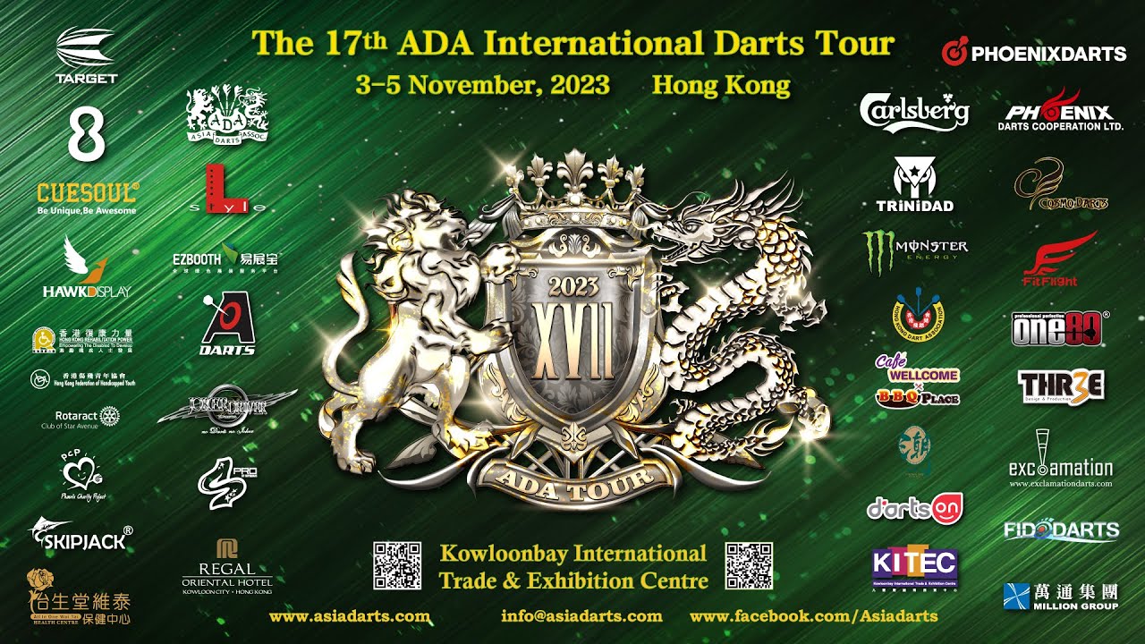 The 17th ADA International Darts Tour - Singles Cricket Division 1 ...