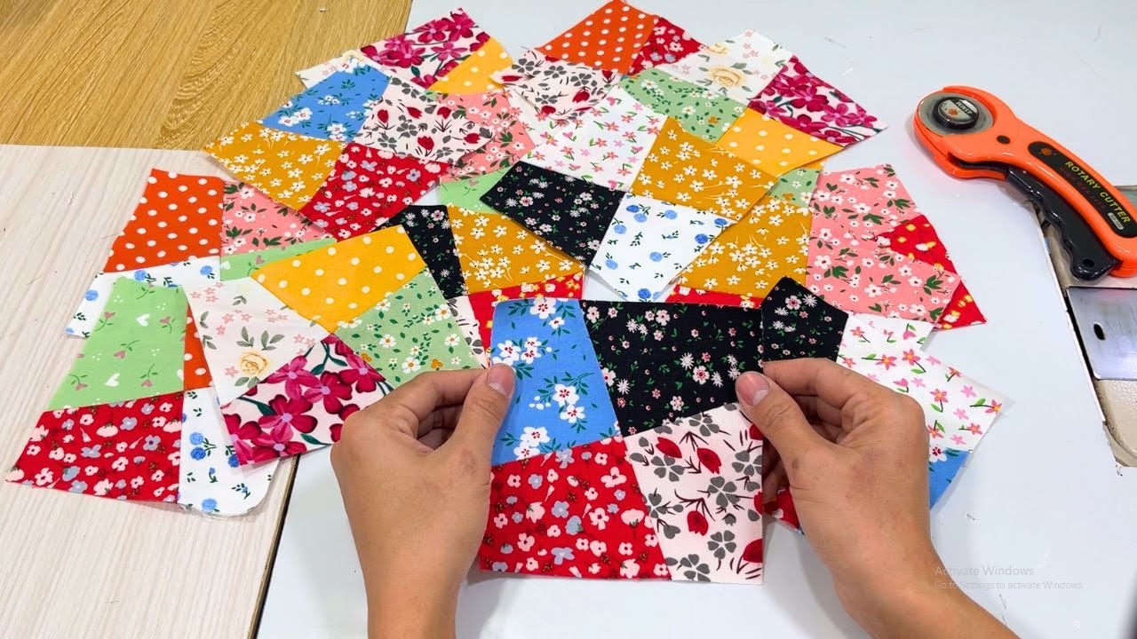 DIY Sewing Project For Scrap Fabric - Patchwork Ideas for Beginners ...