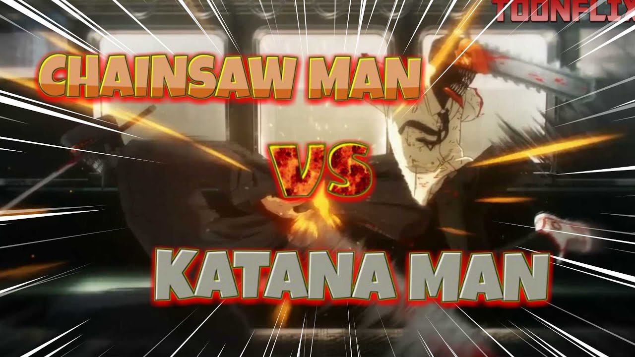 CHAINSAW MAN VS KATANA MAN - FULL FIGHT - ENGLISH DUB - Full HD - YouTube