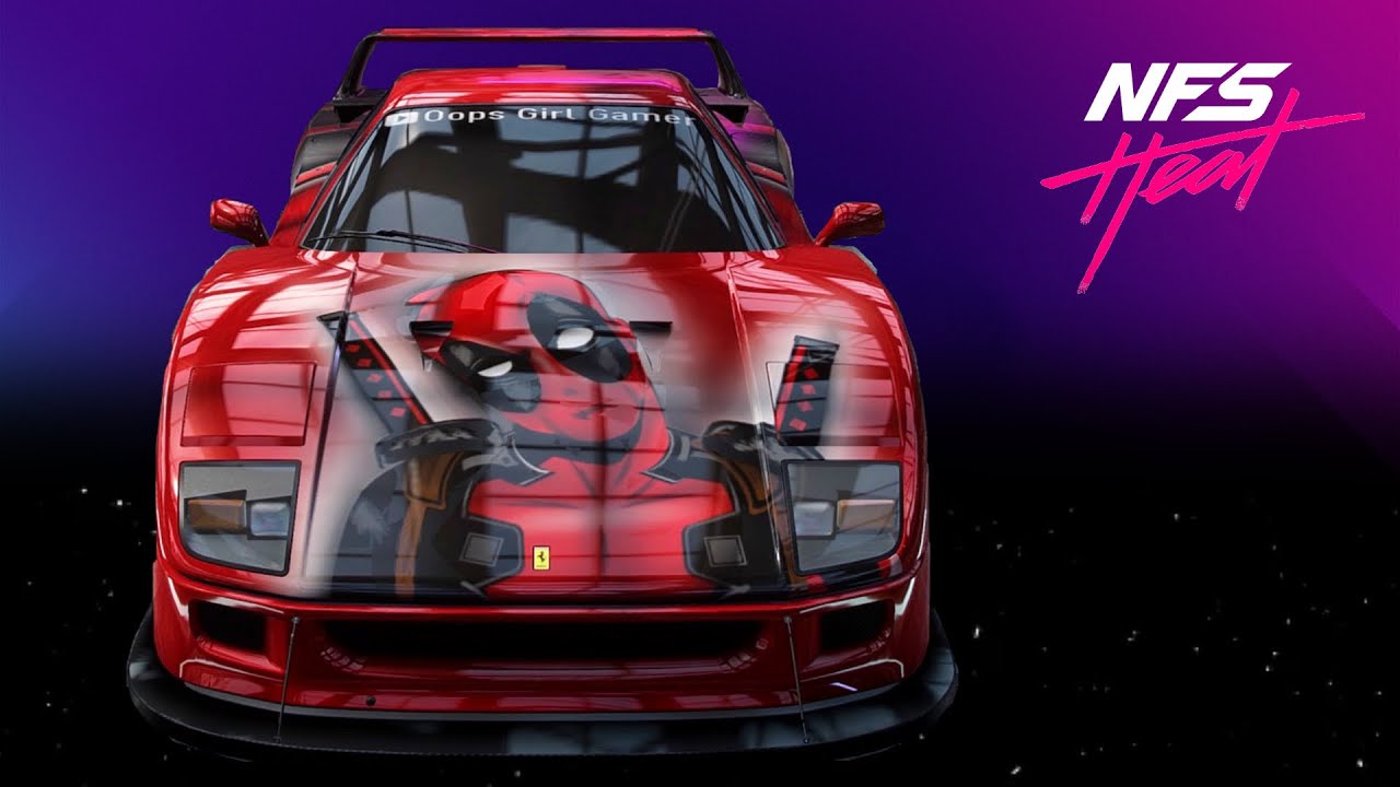 NFS Heat DEADPOOL Wrap [Ferrari F40] - YouTube