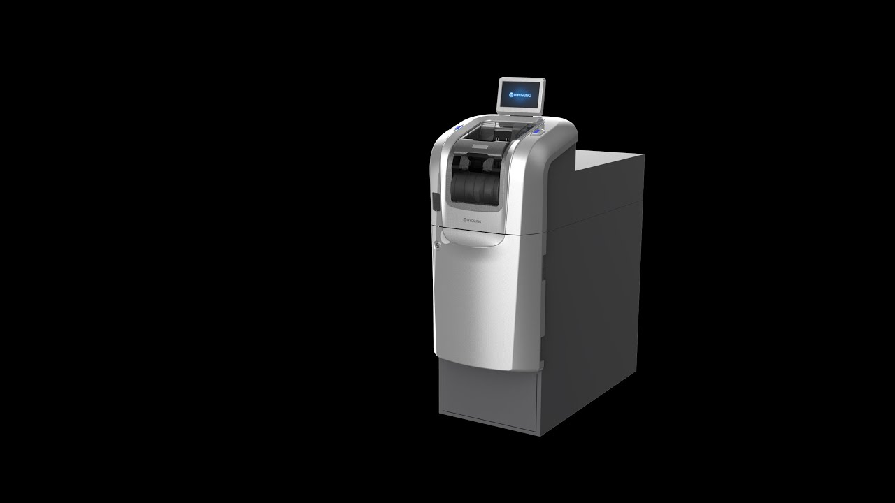 Hyosung MX500 High Capacity Cash Recycler Deposit Demo - YouTube