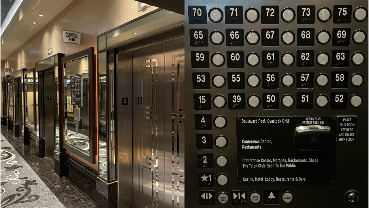 High-Rise TK Boulevard Tower Elevators @ Cosmopolitan - Las Vegas, NV ...