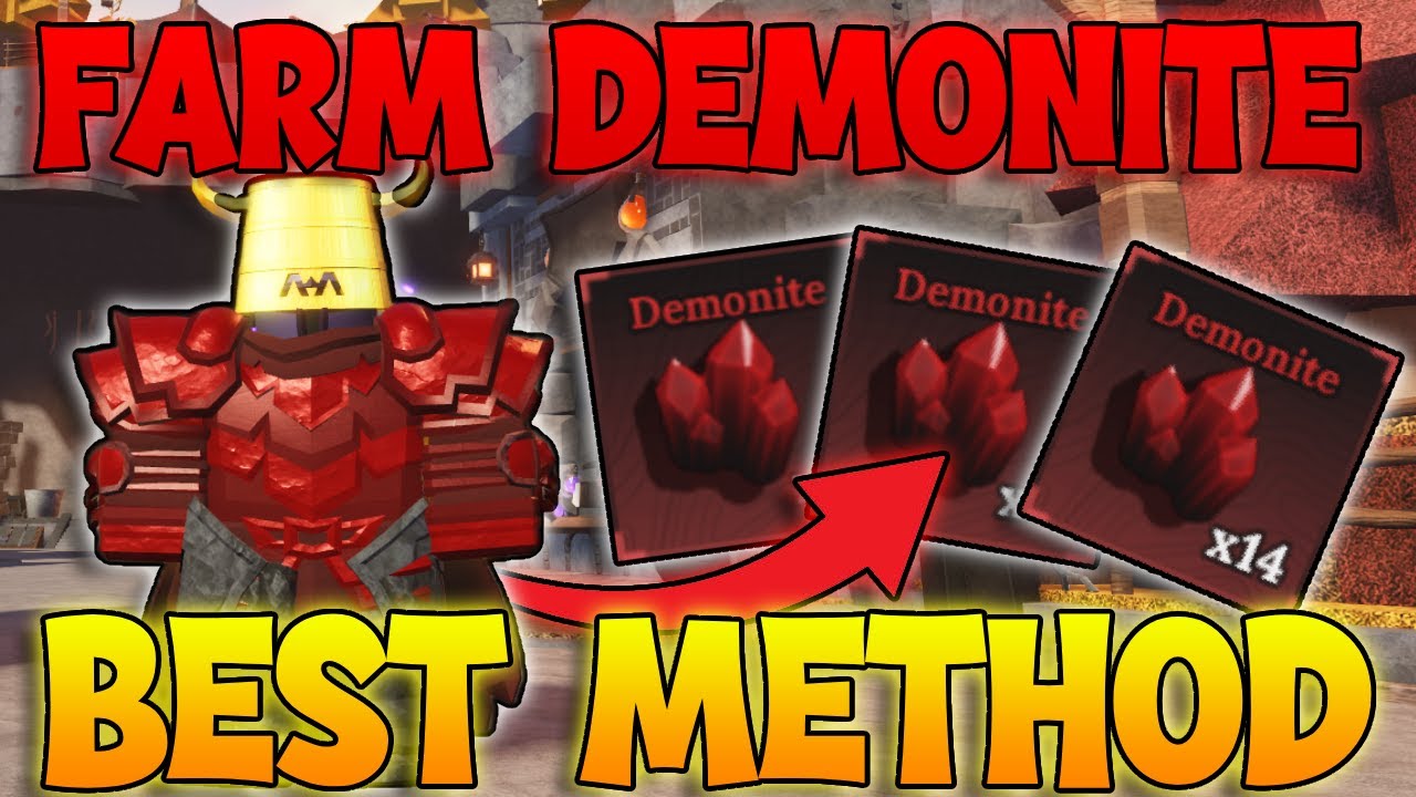 Do This TO FARM DEMONITE Fast In The Forge! - Farm Demonite & Darkryte Fast In The Forge ...