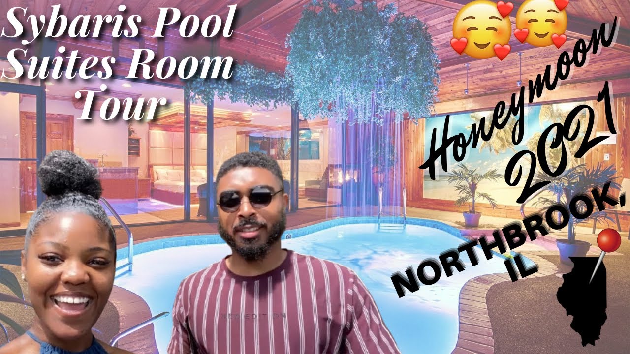 Sybaris Pool Suite Room Tour Vlog | Our Honeymoon 2021 😍 | Northbrook ...
