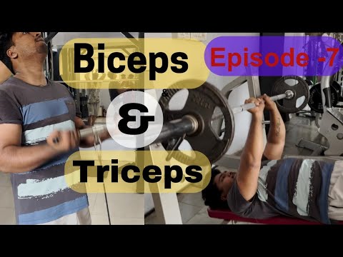 SuperSet Biceps Triceps workout||Epi-7||Fat to Fit Series - YouTube