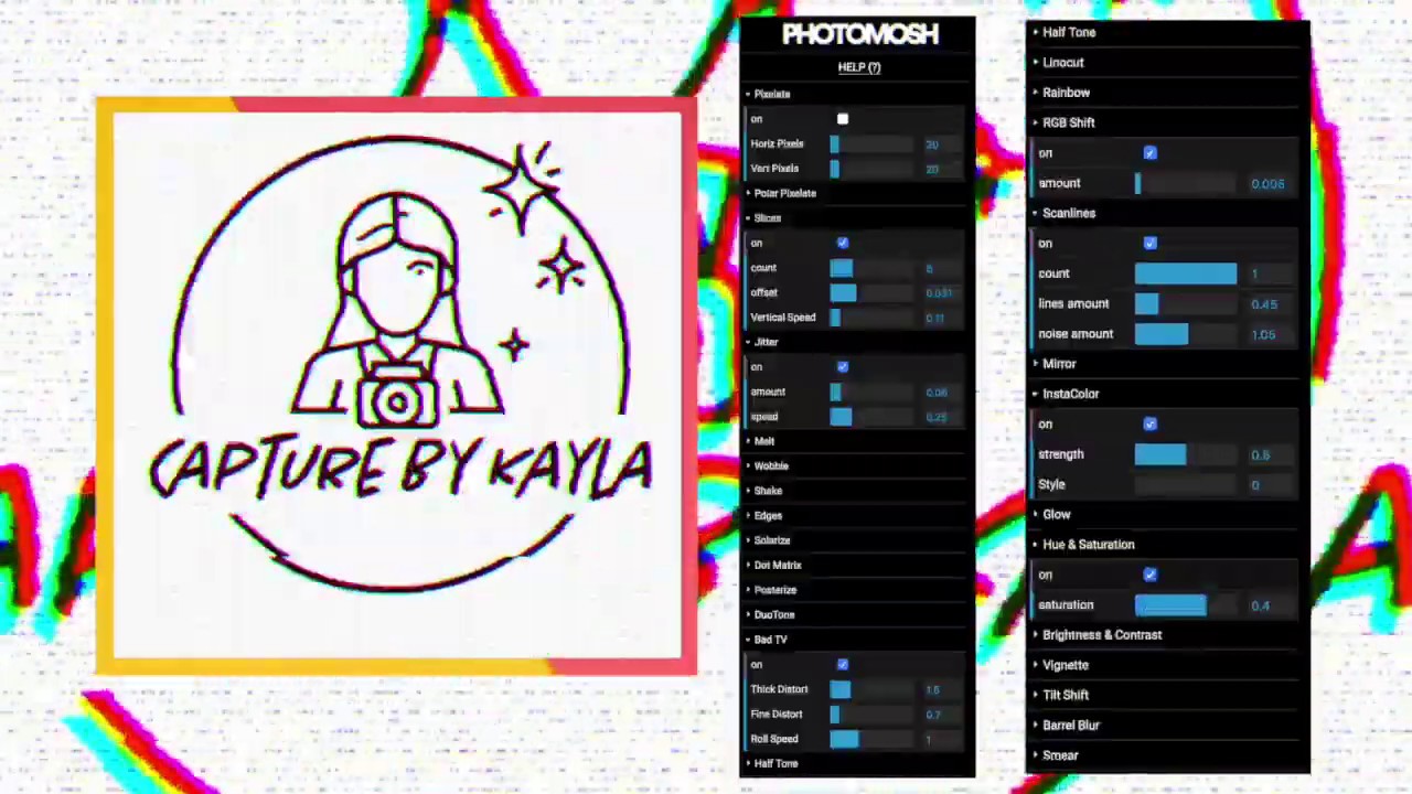 EASY VIDEO GLITCH FX FOR PHOTOS - Using Photomosh - YouTube