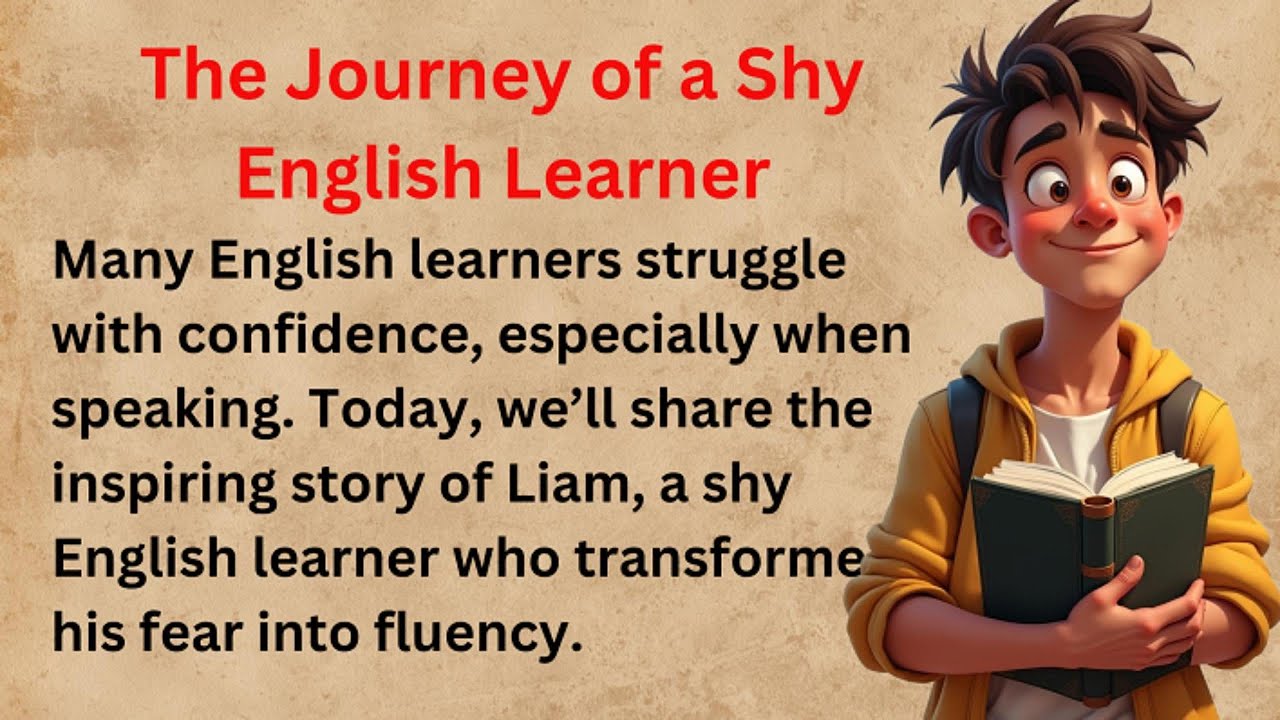 The Journey of a Shy English Learner | Graded Reader | Learn English ...