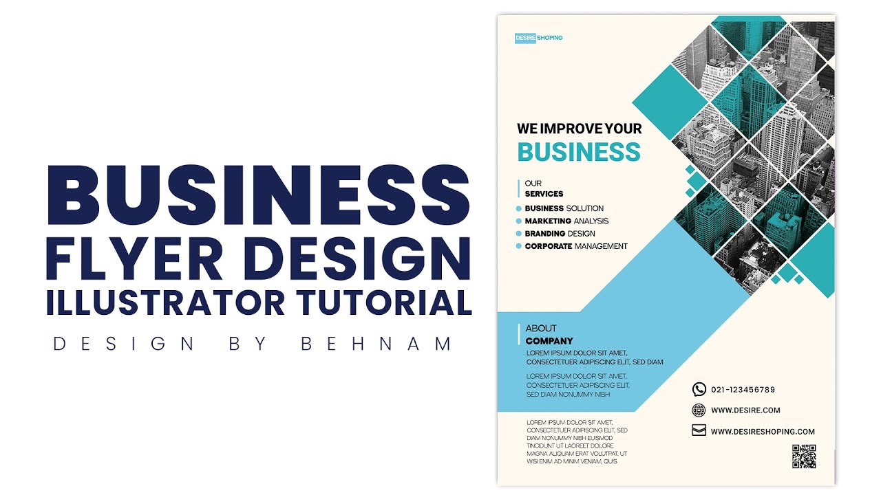 Mastering Flyer Design: Illustrator Tutorial - YouTube