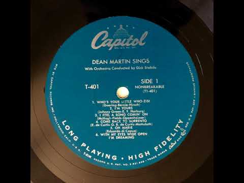 Dean Martin Sings (1953) - YouTube