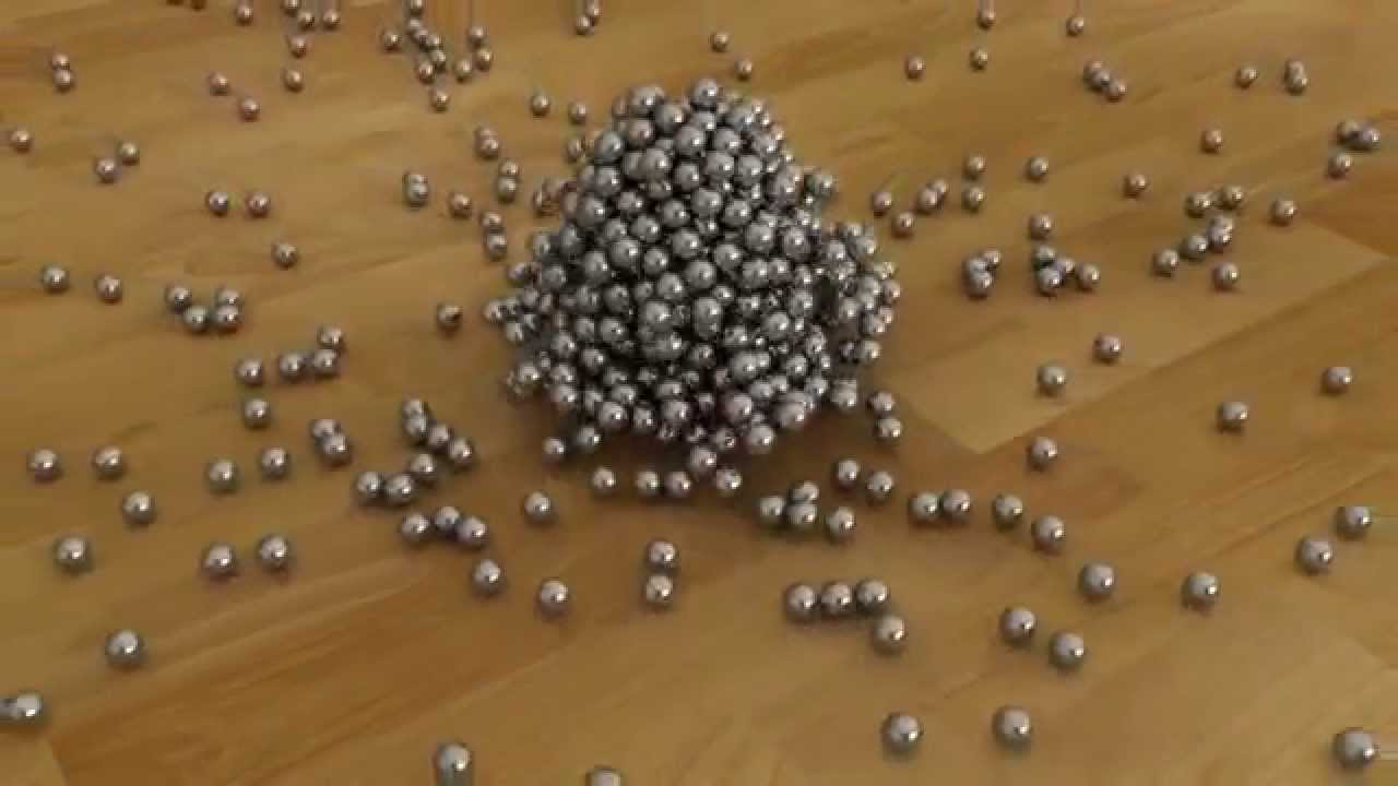 Animation - Cinema 4D - 1K Marbles - YouTube