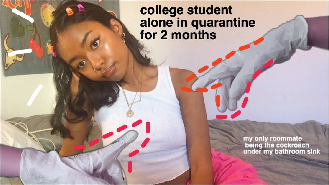 college student alone in quarantine | my last 24 hrs in isolation ...